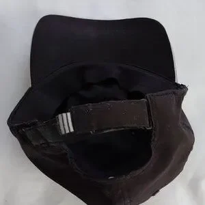 adidas | Accessories | Adidas Black And Silver Logo Cap | Poshmark